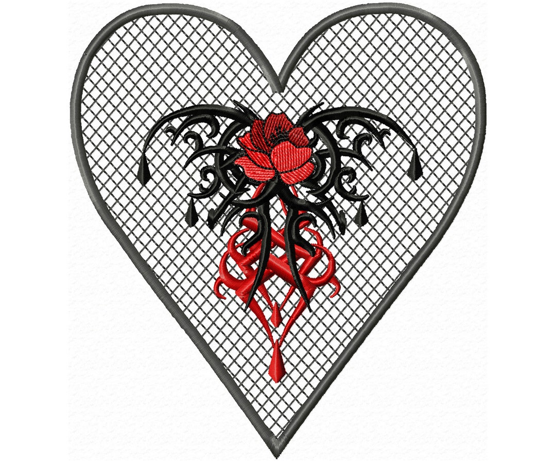 FSL Embroidery Design, Machine Embroidery Designs, Heart Embroidery ...