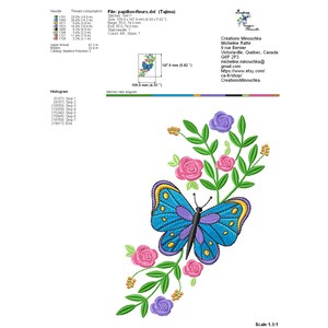 Butterfly Embroidery Design Machine Embroidery Designs, Floral ...