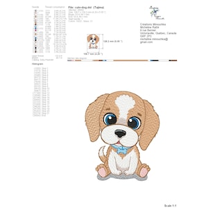 Cute Dog Animal Embroidery Machine Embroidery Designs, Puppy Dog ...