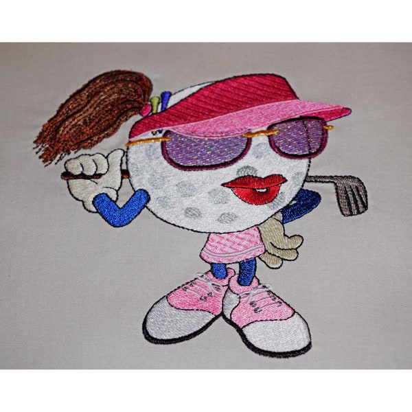 Golf Embroidery Designs - Etsy