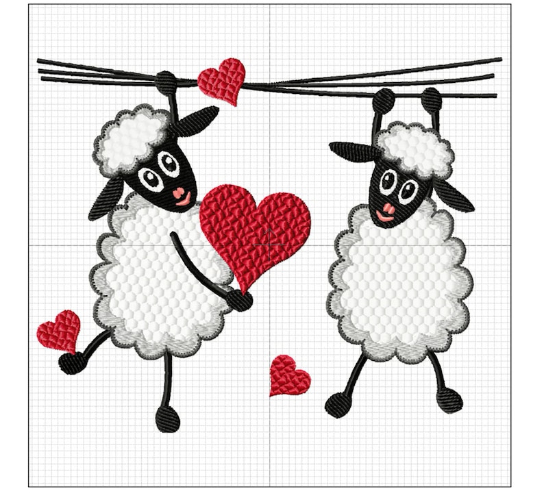 Sheep Embroidery Design Animal Embroidery Pattern Machine - Etsy