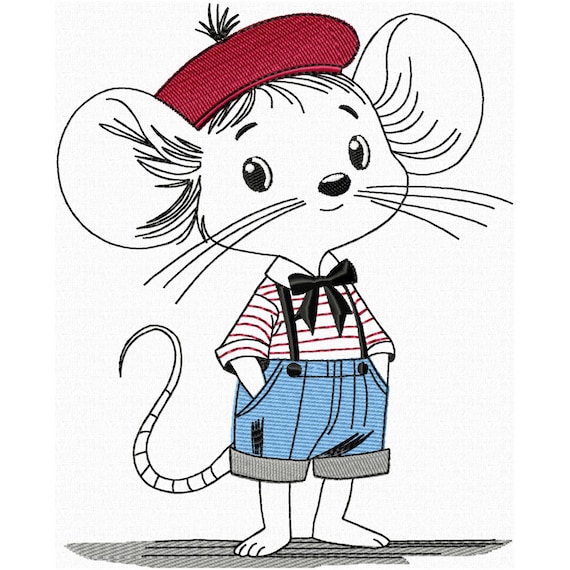 Mouse Outline Cartoon