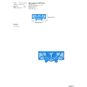 FSL Lace Trim Machine Embroidery, Design Lace Border, Freestanding Lace ...