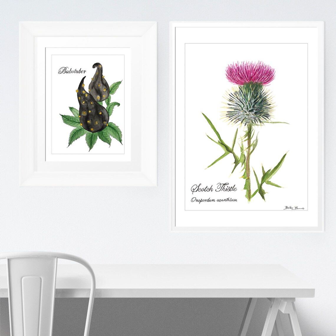 Scottish Thistle Print Instant Download - Etsy