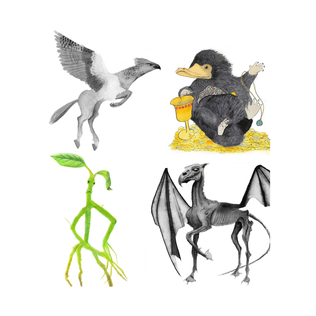Fantastic Beast Set - ALL FOUR Instant Downloads - Etsy