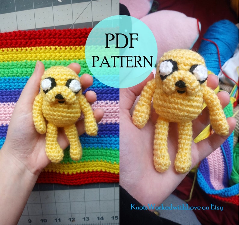 Jake the Dog Amigurumi Pattern PDF - Crochet Pattern - Etsy