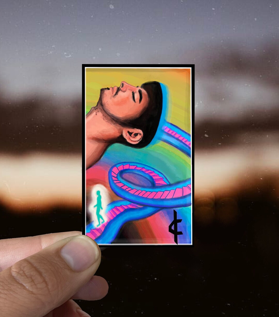 Astral Projection Handmade Vinyl Sticker Art for Laptop Decal Car ...