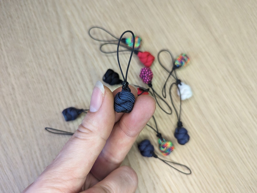 8 Pack Snake Weave 1MM Micro Cord Zipper Pulls 2 Inches Long | KYA ...