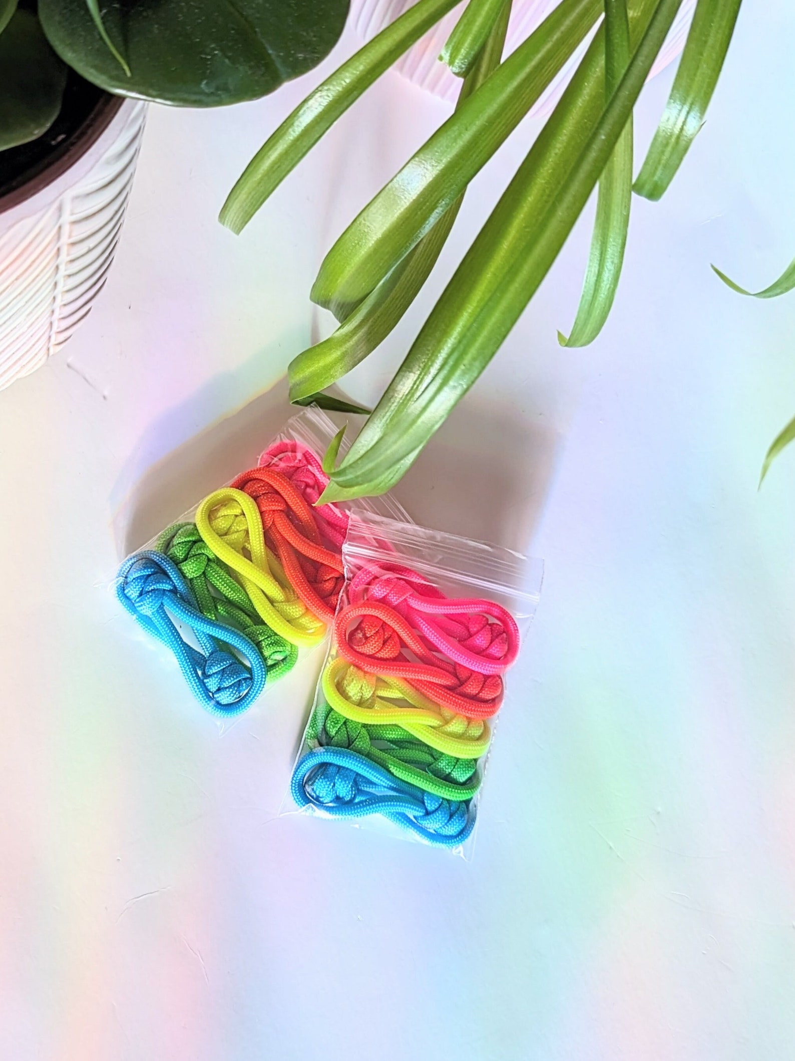 10 Pack Snake Weave Neon Zipper Pulls 2 Inches Long | KYA Paracord ...