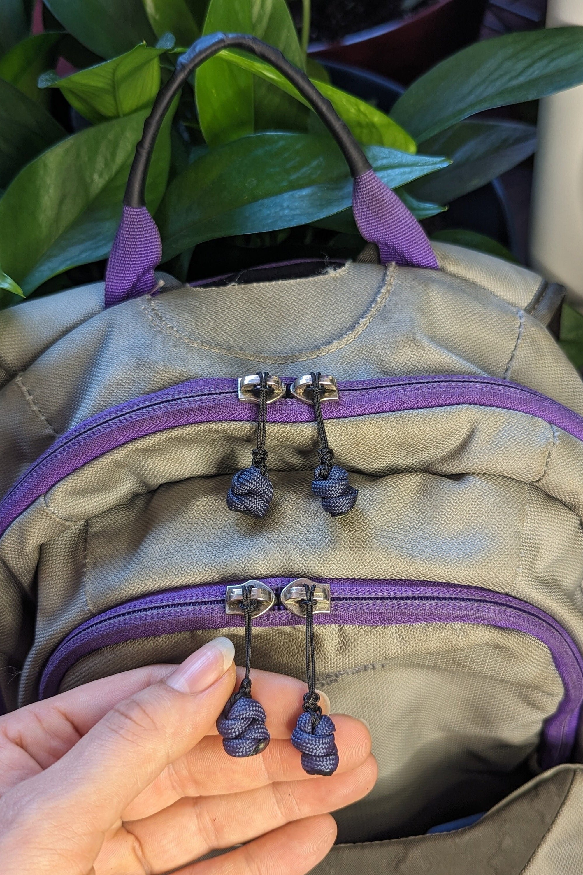 4 Pack Snake Weave 1MM Micro Cord Zipper Pulls 2 Inches Long KYA ...