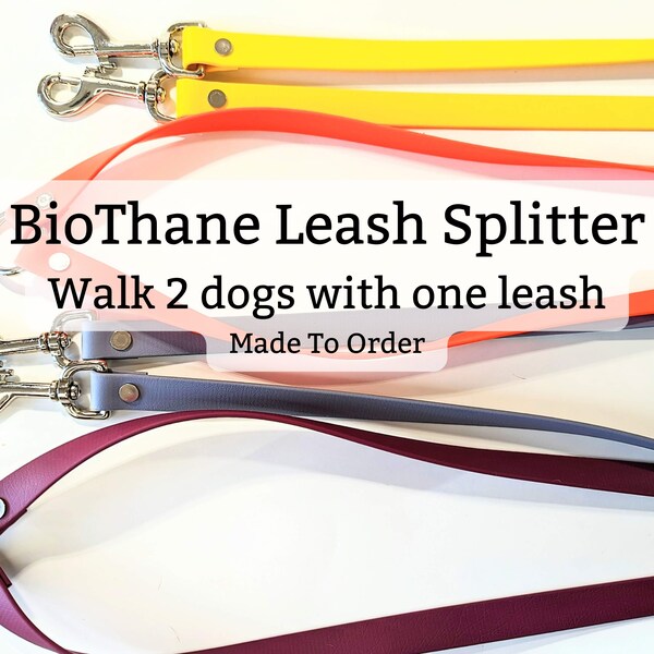 Two Dog Leash - Etsy