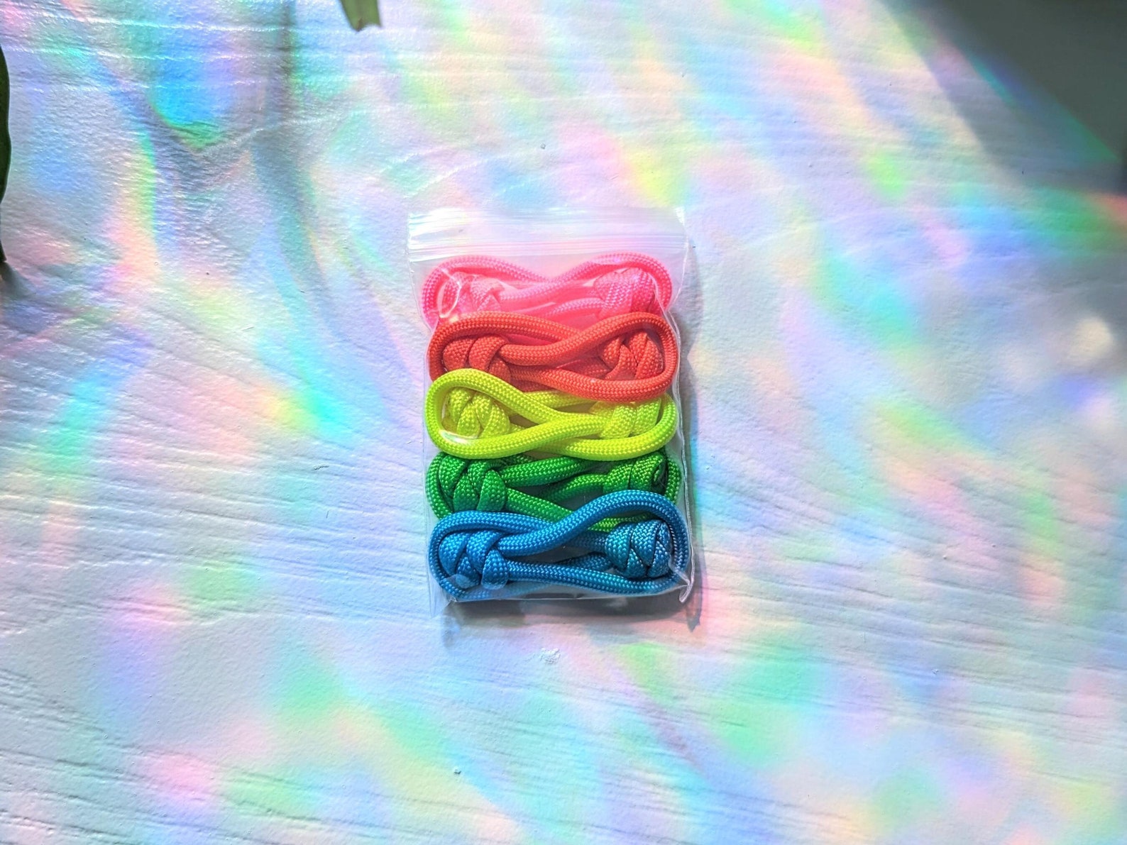 10 Pack Snake Weave Neon Zipper Pulls 2 Inches Long | KYA Paracord ...