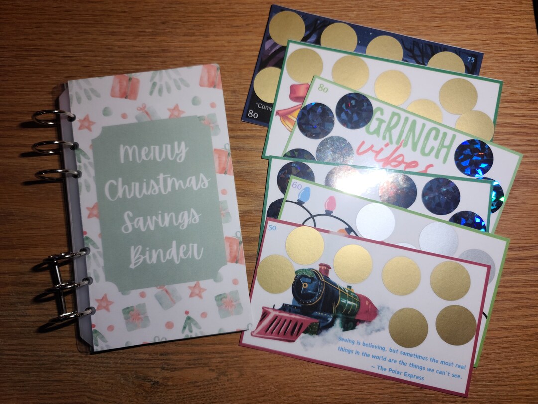 Christmas Movie Themed Savings Challenge Bundle | Cash Stuffing ...