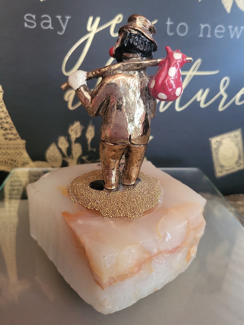 Rare Vintage Ron Lee hobo Joe Hitchhiker Clowns Figurine Set Pewter ...