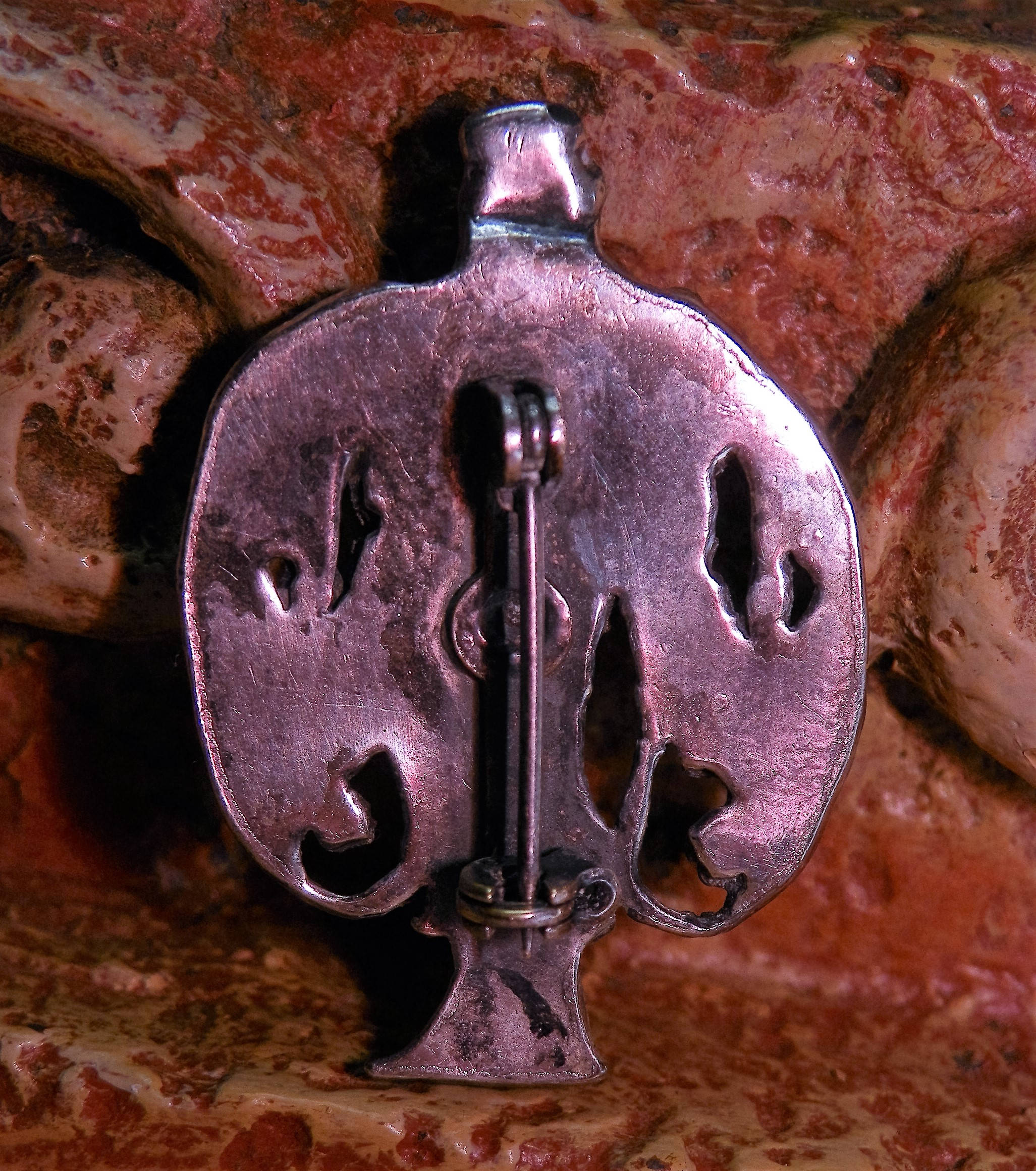 UNIQUE ORIENTAL ASIAN Inspired Figural Relief Sterling Silver 925 ...