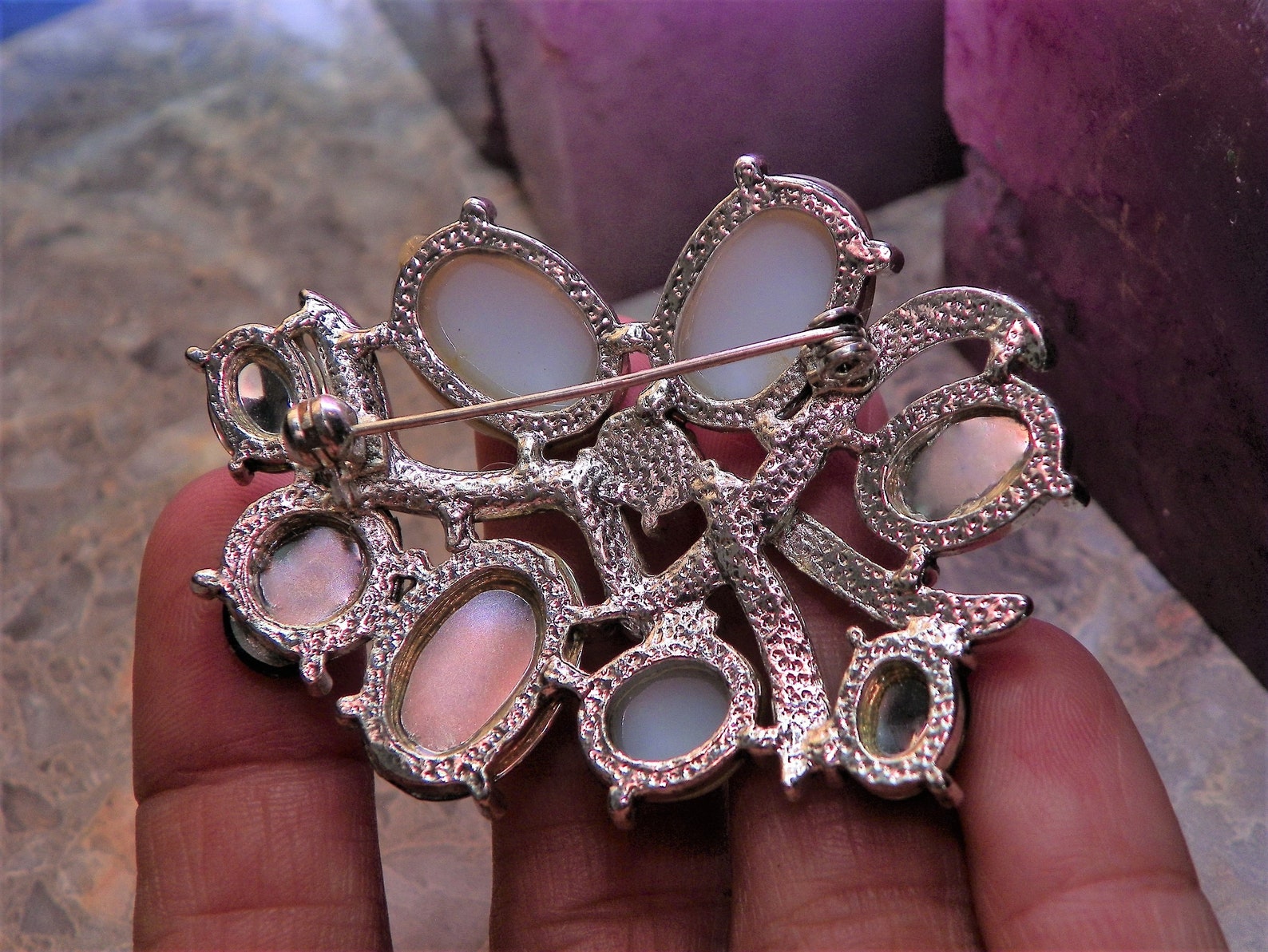 GORGEOUS RETRO BROOCH Unique Shaped Vintage Jewelry Pin - Etsy