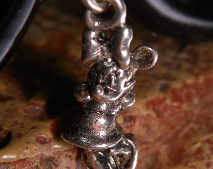 Walt Disney MINNIE MOUSE PENDANT Adorable 3-D Figural Metal Charm W ...