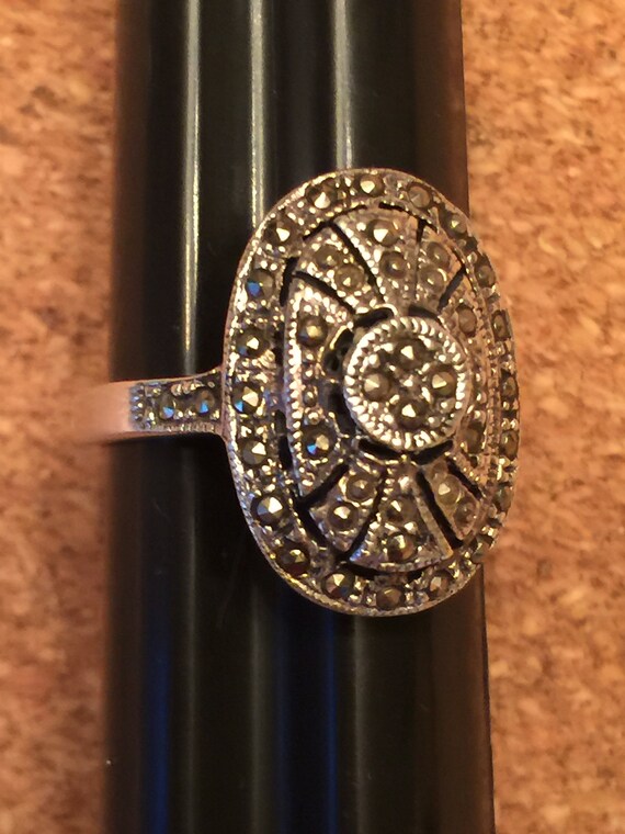 Silver & marcasite - Gem