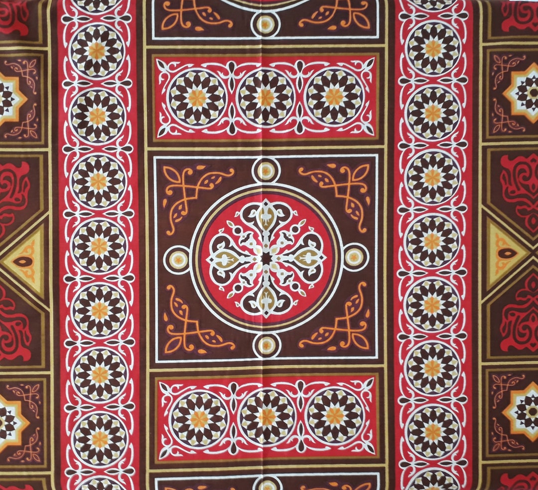 Ramadan Fabric for Tablecloth With Different Lengths Rustic Textile ...