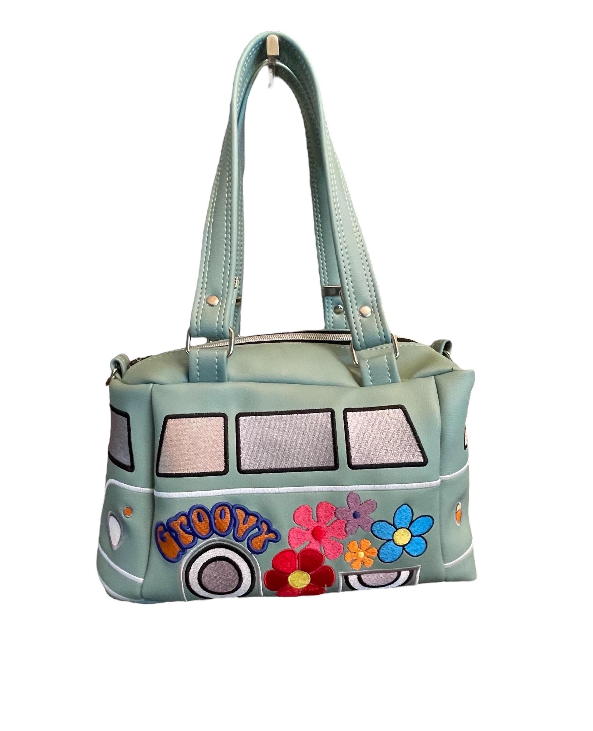 Dusty Green Nostalgic Bus Bag - Etsy