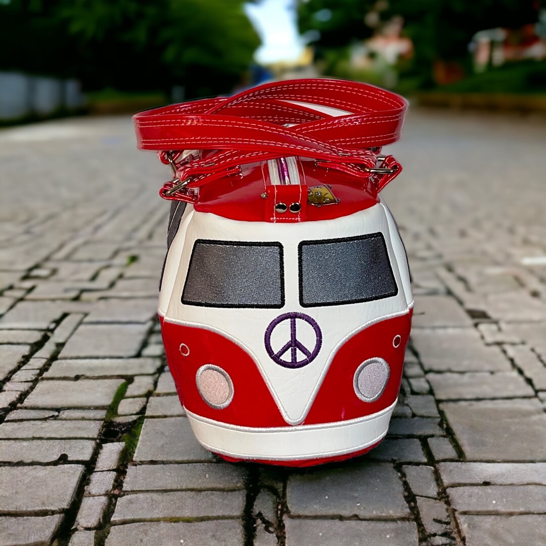 Red Nostalgic Bus Bag Made to Order - Etsy