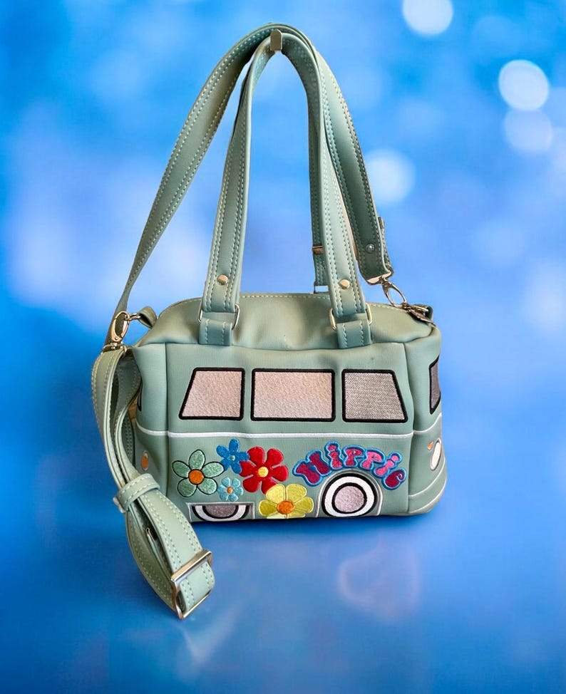 Dusty Green Nostalgic Bus Bag - Etsy