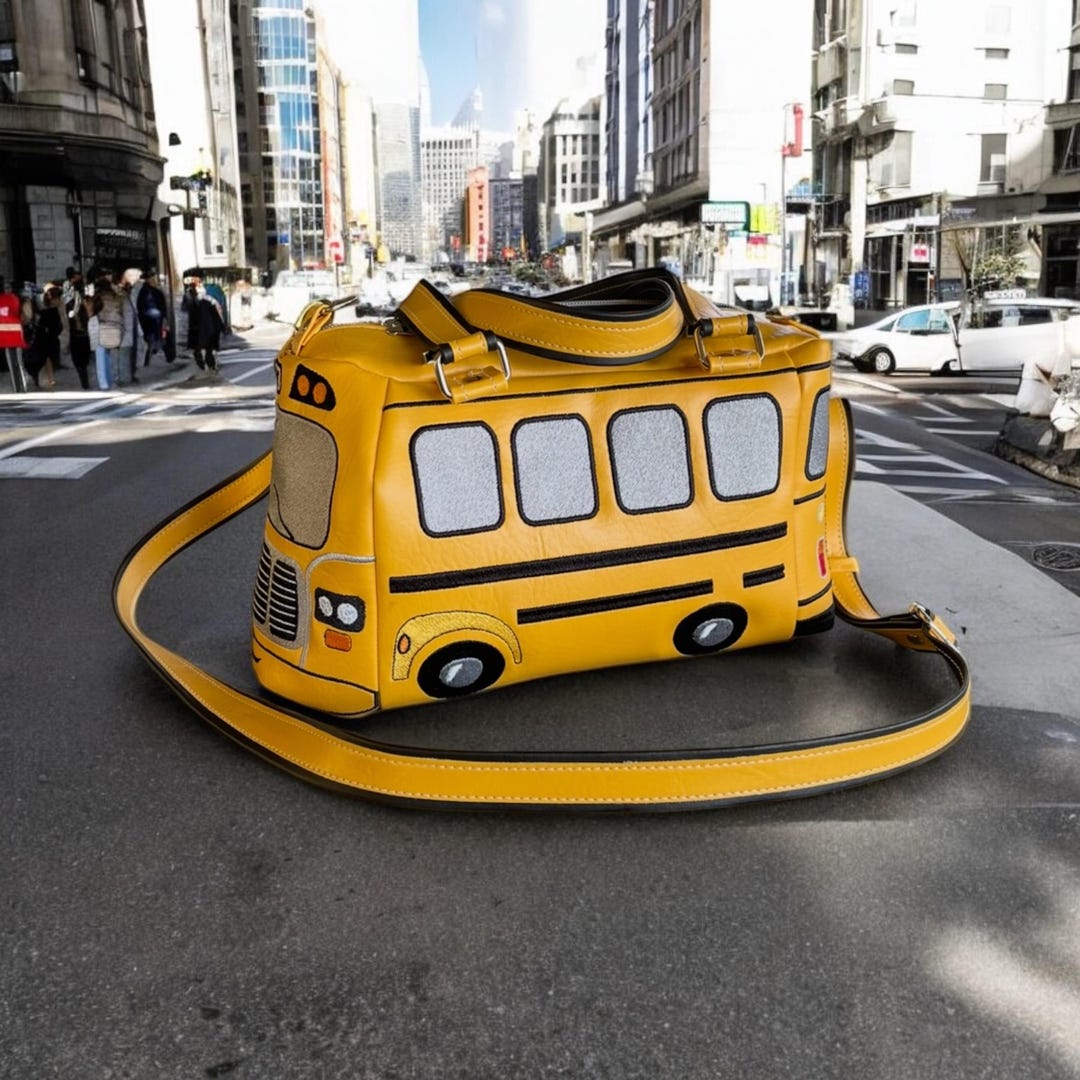 Yellow School Bus Bag Made to Order - Etsy