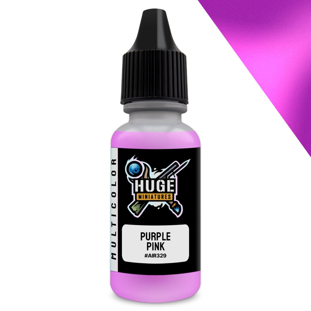 Huge Miniatures Colorshift Acrylic Paint, Purple Pink Multicolor Model ...