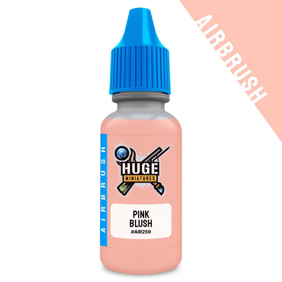 Huge Miniatures Airbrush Acrylic Paint, Pink Blush Model Paint ...