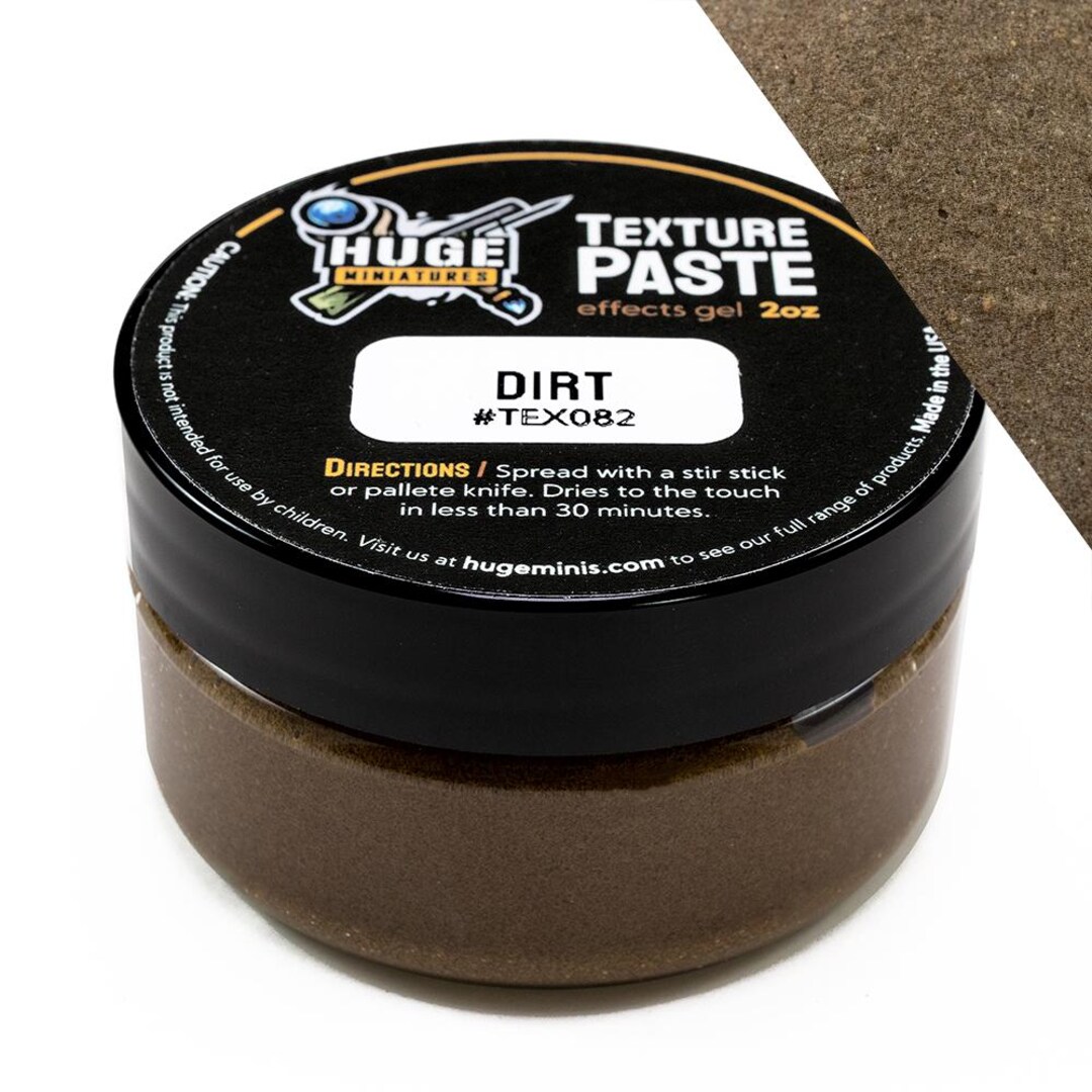 Huge Miniatures Texture Paste, Dirt Model Basing Paint for Tabletop ...