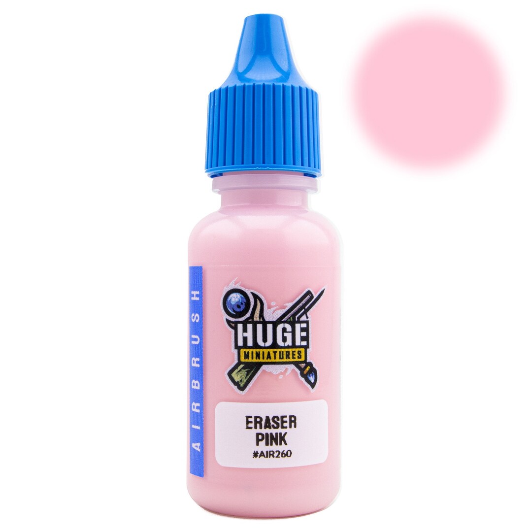 Huge Miniatures Airbrush Acrylic Paint, Eraser Pink Model Paint ...