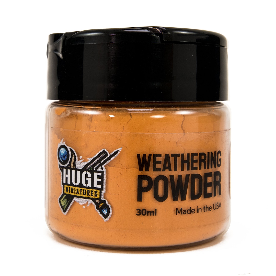 Huge Miniatures Weathering Powder, Orange Rust Pigment for Model ...