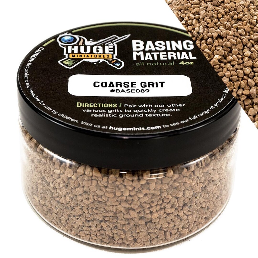 Huge Miniatures Basing Materials, Natural Coarse Grit Diorama Ballast ...