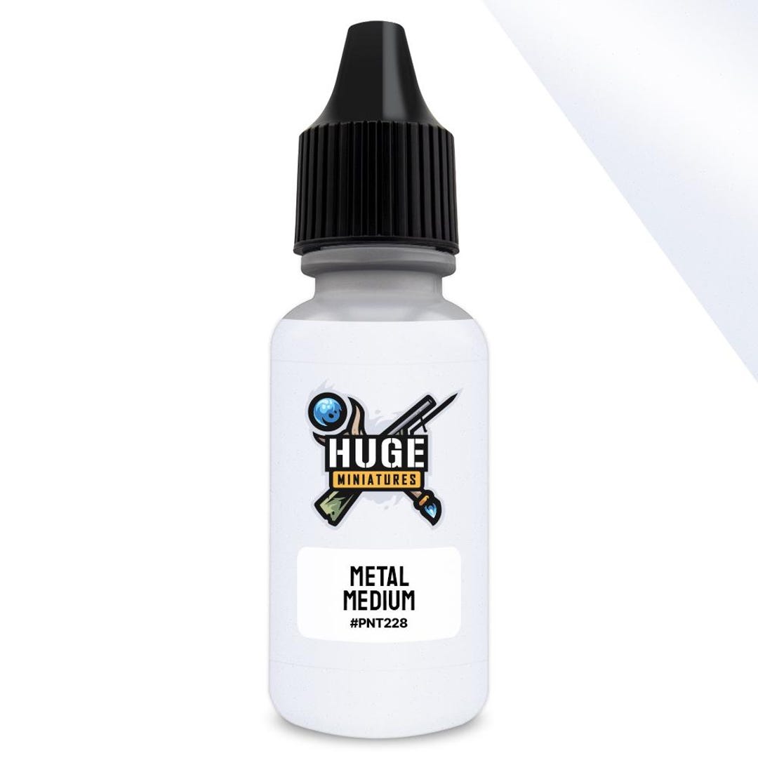 Huge Miniatures Acrylic Paint, Metal Medium Metallic Model Paint ...
