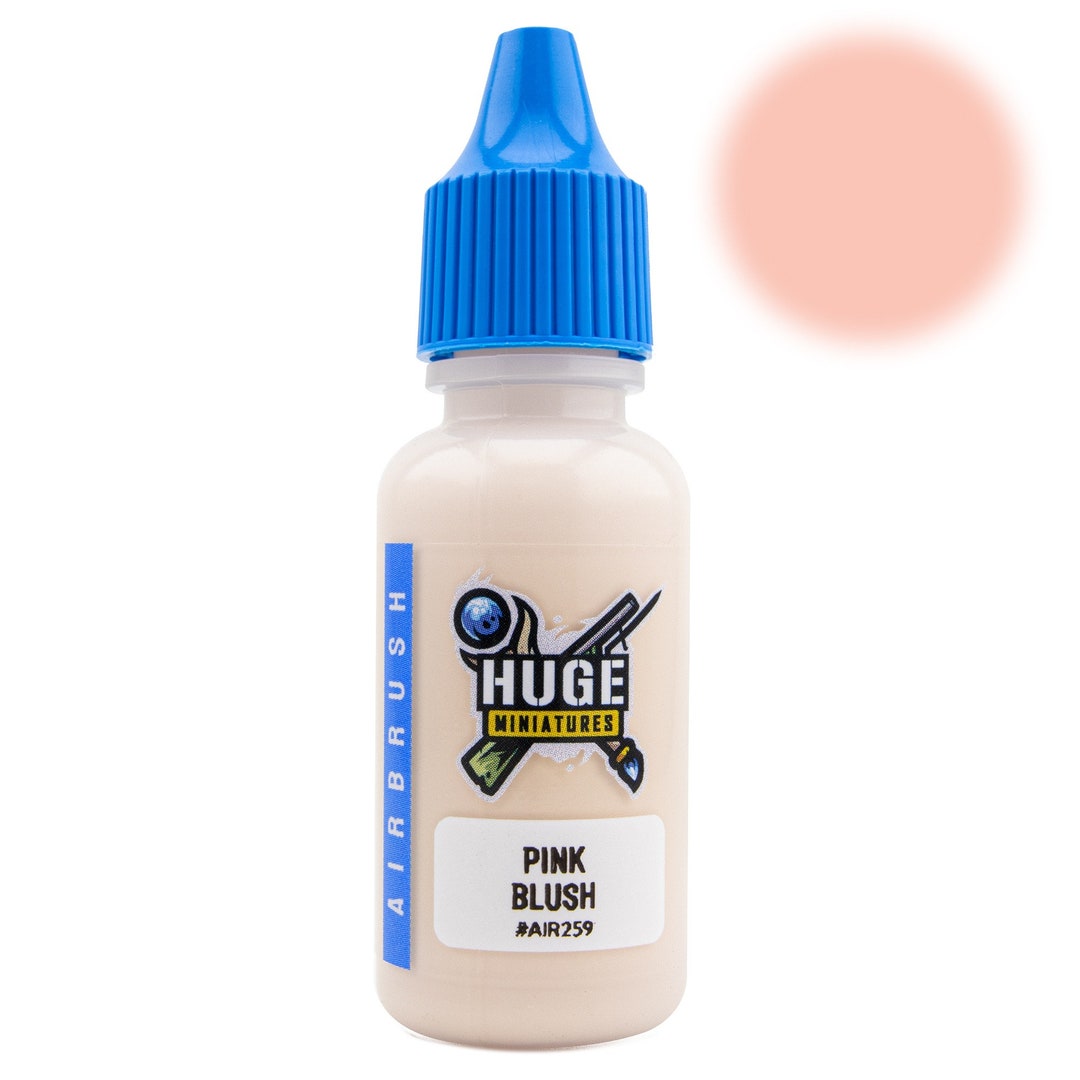 Huge Miniatures Airbrush Acrylic Paint, Pink Blush Model Paint ...