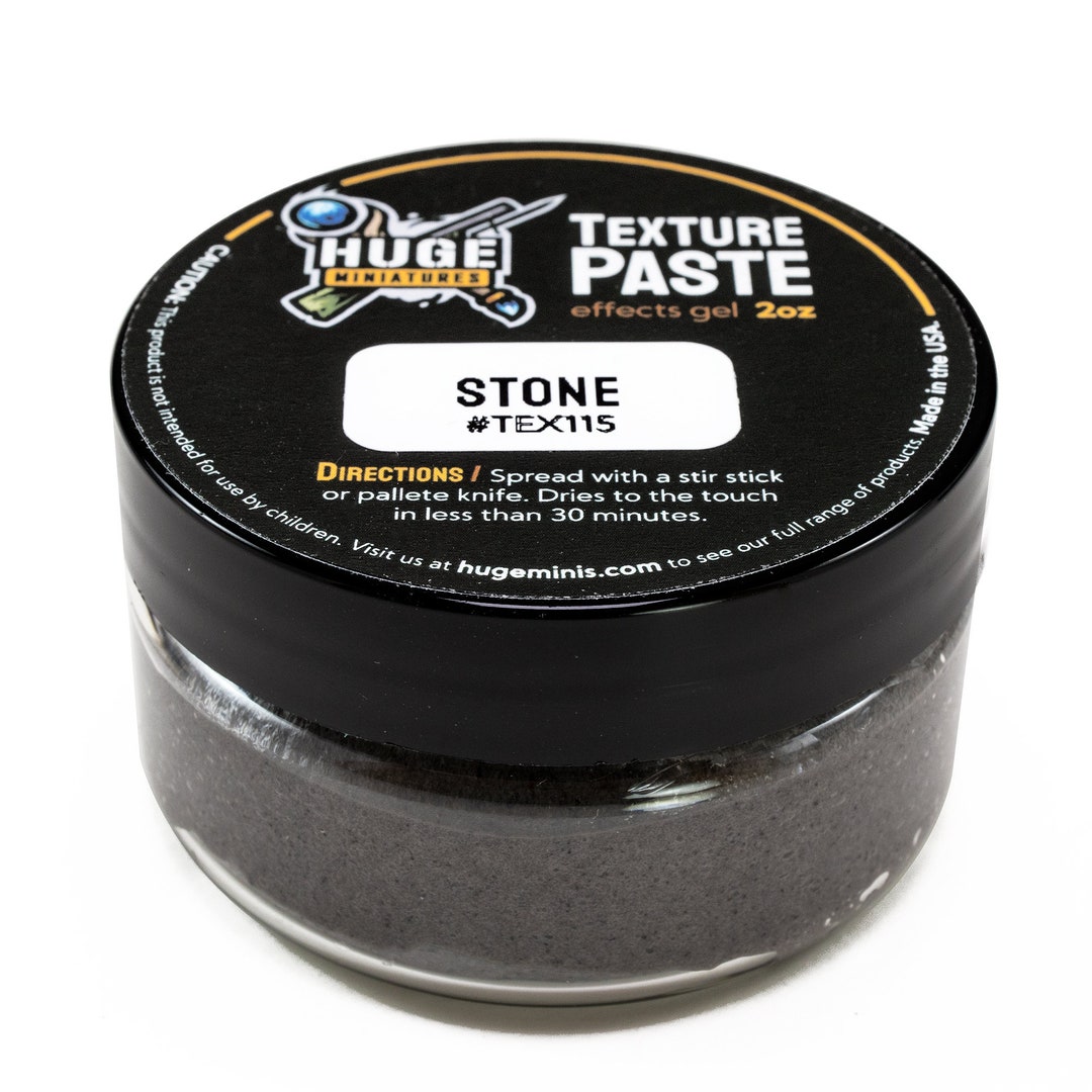 Huge Miniatures Texture Paste, Stone Model Basing Paint for Tabletop ...