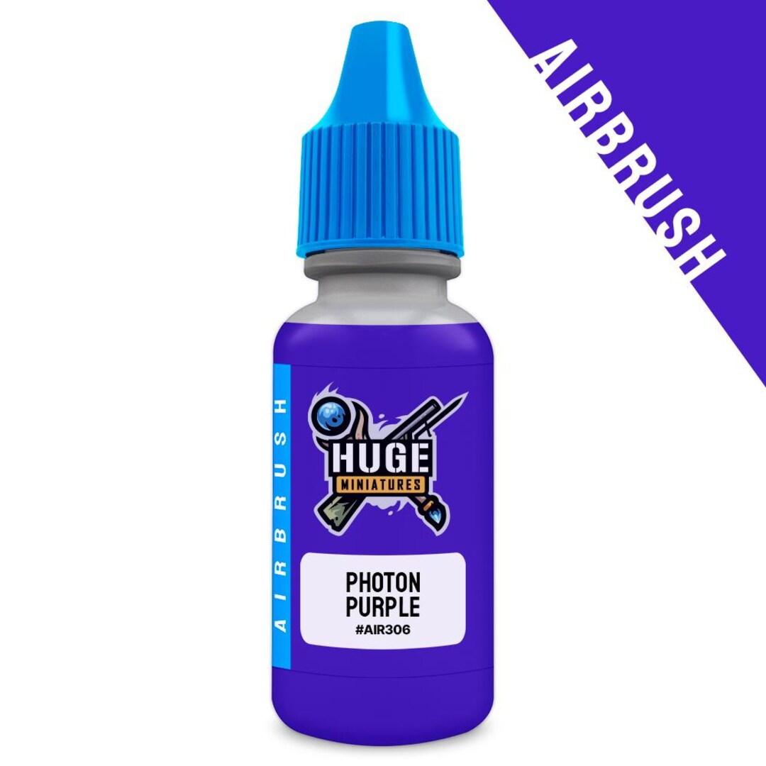 Huge Miniatures Airbrush Acrylic Paint, Photon Purple Fluorescent Model ...