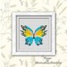 BUTTERFLY Cross Stitch Pattern Modern Embroidery Easy Cross | Etsy
