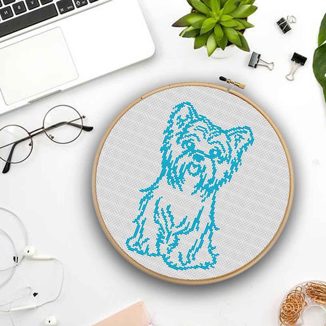 WESTIES Dog Cross Stitch Pattern PDF Cute Dog Counted Chart - Etsy