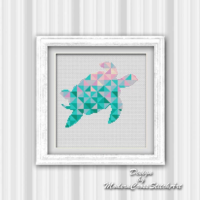 GEOMETRIC Cross Stitch Pattern Modern Set of 3 Patterns PDF - Etsy ...