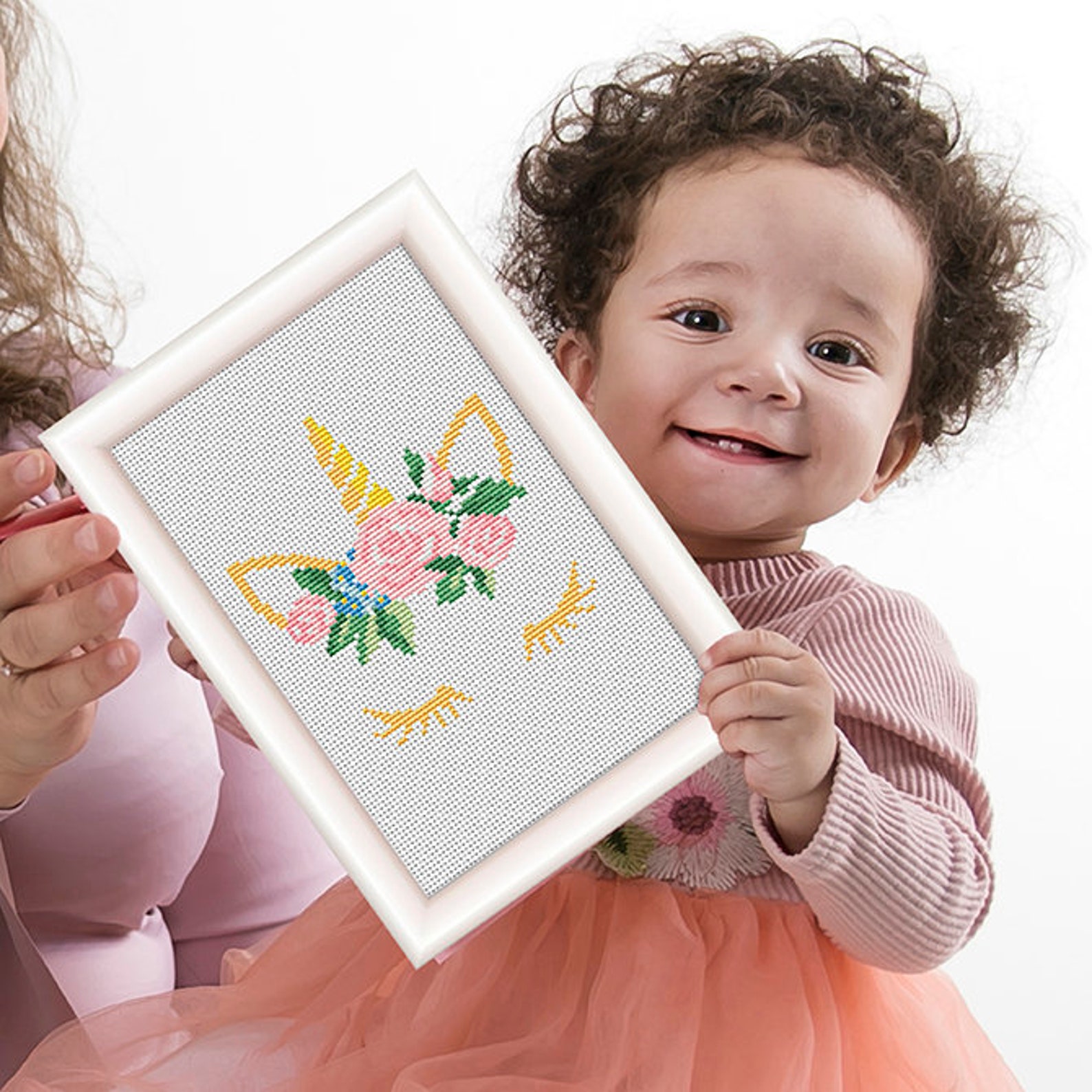 Unicorn Cross Stitch Pattern Unicorn Face Cross stitching | Etsy