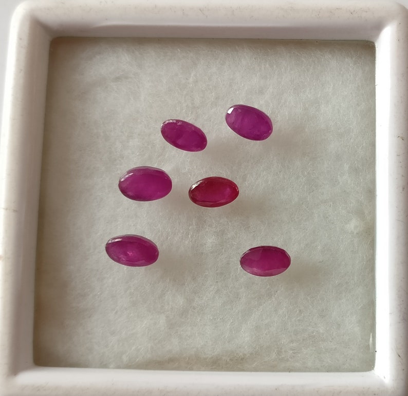 RUBY Gemstone Cut : 2.50 Ct Natural Non Treated Flawless Reddish Pink ...