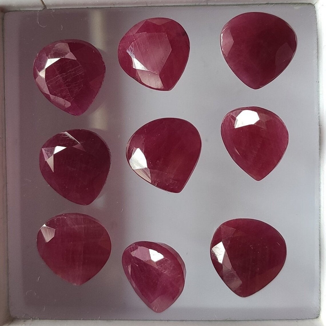 RUBY Gemstone Cut Natural Ruby Non Treated and Non Heated 8 MM - Etsy