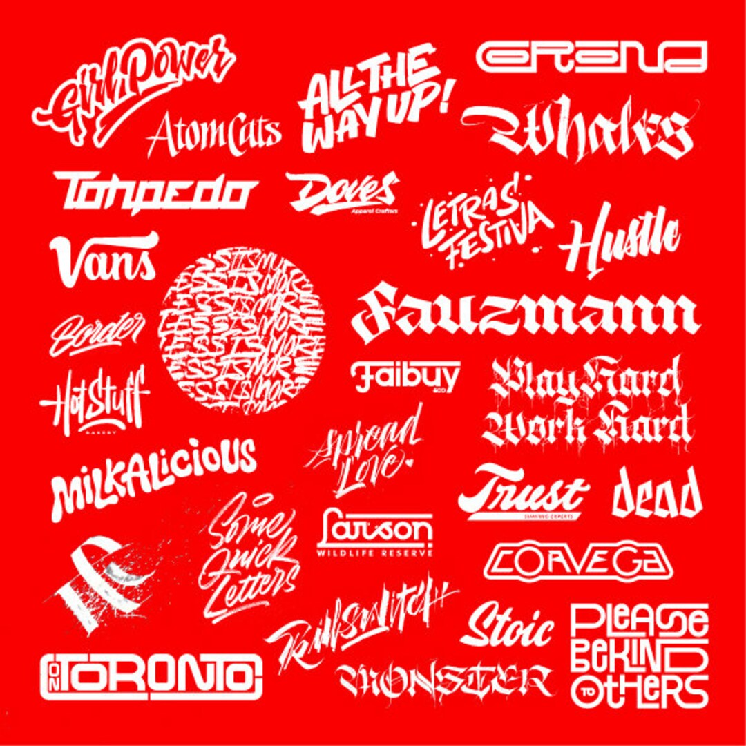 Custom Handmade Lettering Logo Design | Unique Hand-drawn Digital Logos ...