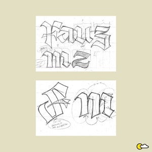 Custom Handmade Lettering Logo Design | Unique Hand-drawn Digital Logos ...