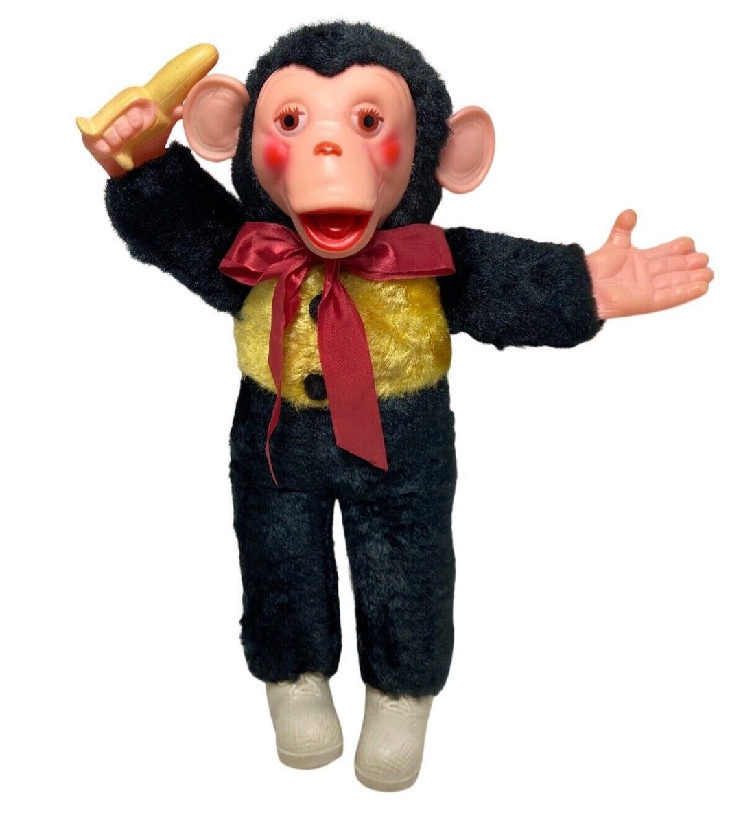 Vintage Rubber Faced Zippy Mr Bim Plush Toy Monkey Chimp Howdy Doody - Etsy