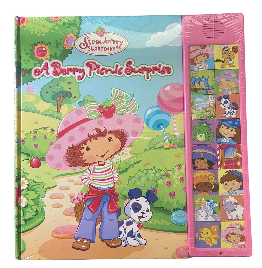 Strawberry Shortcake Talking Book - Etsy