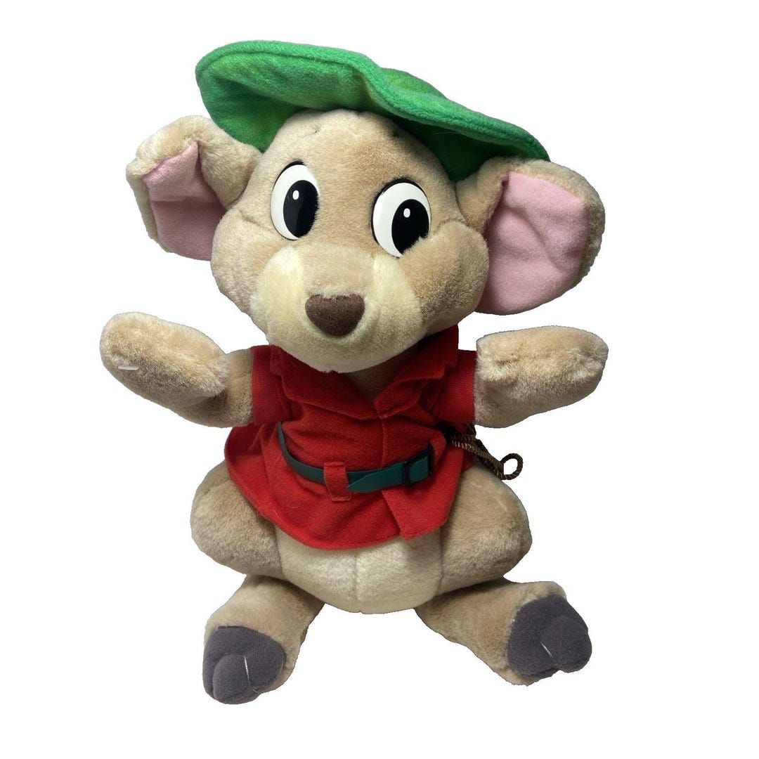 Disney Mouse Rescuers Down Under Bernard Plush Soft Toy Stuffed Animal ...
