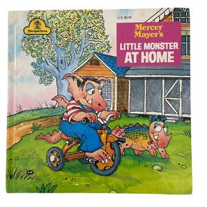 Mercer Mayers Book Little Monster at Home Hardcover Children's 1973 - Etsy