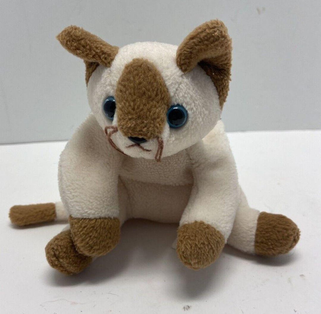 Ty Beanie Babie Snip the Siamese Cat Kitten Kitty Beanbag Plush Hang ...